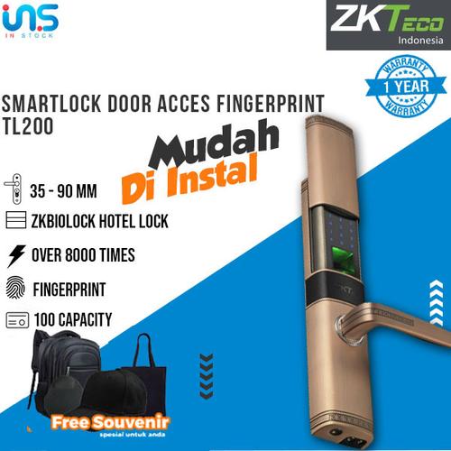 Jual Handle Pintu Rumahan ZKTECO TL200 Smart Door Lock Bisa Pakai PIN - INSTALASI - Jakarta ...