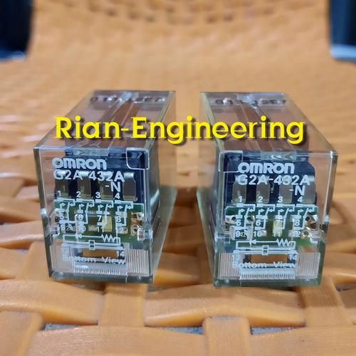 Jual Made in Japan Relay 100/110VAC G2A-432A-N 14 kaki Omron Original ...