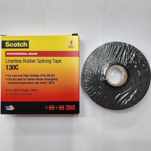 Jual Scotch 130C 3M Linerless Rubber Splicing Tape 3/4in x 30ft ...