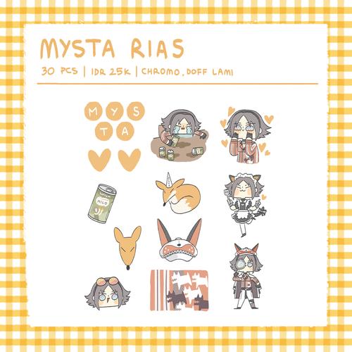 Jual Luxiem Sticker Pack (Mysta, Luca, Vox, Ike, Shu) Nijisanji - Mysta ...