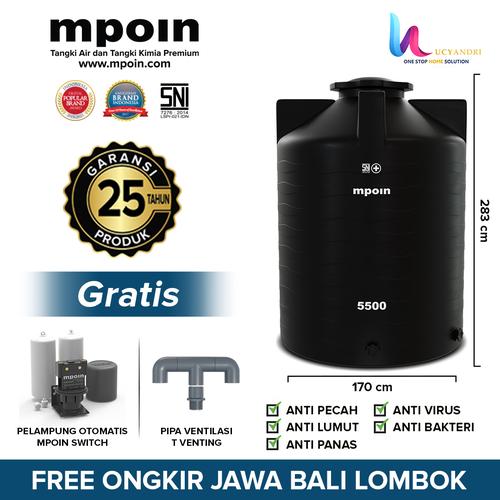 Promo Toren Air MPOIN 6000 Wave Tangki Air Tandon Tanki 6000 L Mpoin ...