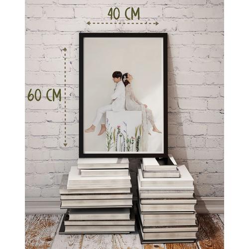 Jual FRAME A2 POSTER FOTO MINIMALIS HITAM PUTIH SparkJoy - Black Frame ...