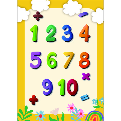 Jual Poster Edukasi Anak Mengenal Angka - Angka 5 - Kab. Malang ...