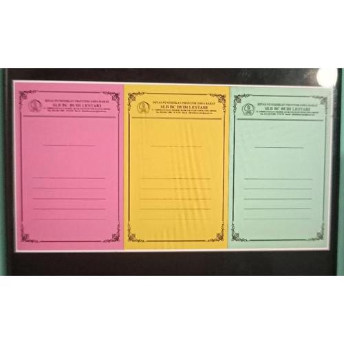 Jual cetak map kertas / custom / cetak map kertas / kertas sablon / map ...
