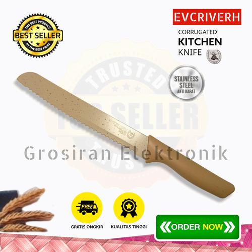 Jual EVCRIVERH BREAD KNIFE Pisau Roti Peso Pemotong Serbaguna SATUAN ...