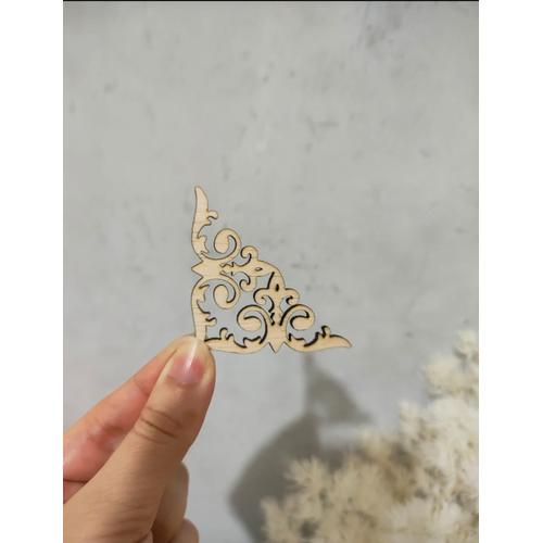 Jual Ukiran kayu ornament, frame ornament mahar - natural, 10cm - Kota ...