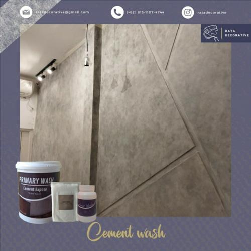 Jual Paket Cat Cement Wash Beton Expose Isi 3 Barang - Kab. Bekasi - AF ...