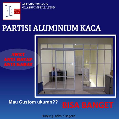 Jual Partisi Aluminium Kaca Sekat Ruang Kantor Ruko - Kota Tangerang ...