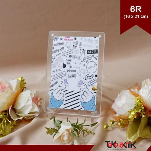 Jual Acrylic Frame Magnet Photocard Standee - MEDIUM - 6r - Kab ...