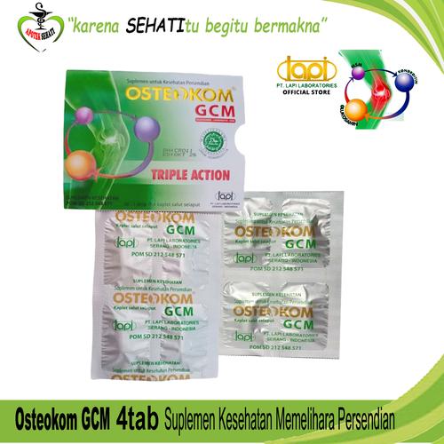 Promo Osteokom GCM Strip Isi 4 Suplemen Kesehatan - GCM AMPLOP 4TAB ...