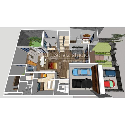 Jual Jasa Desain Denah FREE Denah 3D & Animasi 3D Denah - Kota Bandung ...