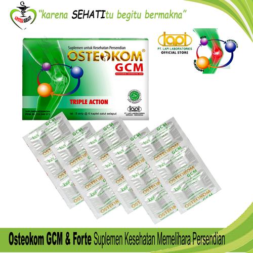 Promo Osteokom GCM Strip Isi 4 Suplemen Kesehatan - GCM BOX 30TAB ...