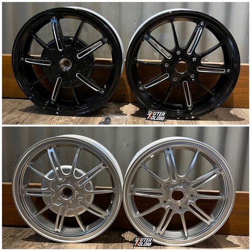 Promo DRAG rims model Velg CNC 12 inch F & R Vespa LX S Sprint ...