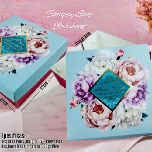 Jual Premium Box Kue 22x22 Box Nasi Dus Bolu Kotak Kue Natal Dus Imlek ...