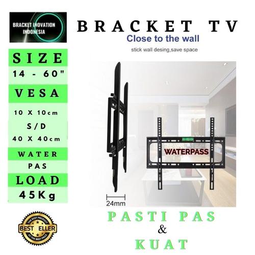 Jual BRAKET TV | BRACKET TV 32 40 42 43 49 50 55 58 60 INCH WATERPAS ...