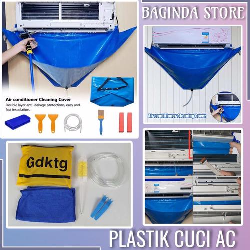 Promo Cover Waterproof Plastik Cuci AC Penampung Air Conditioner ...