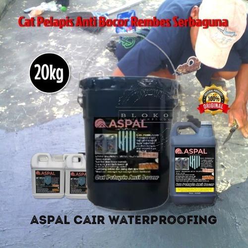 Promo Aspal Cair 20Kg Cat Waterproof Anti Bocor Kolam Talang Cor Dak ...