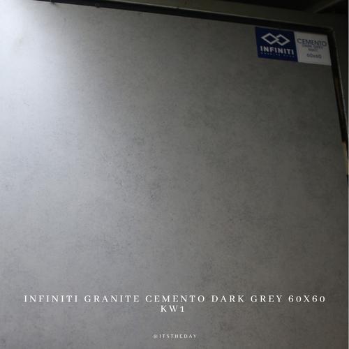 Jual Granite INFINITI Cemento Dark Grey Abu-Abu 60X60 1.44M2 MATT KW1 ...