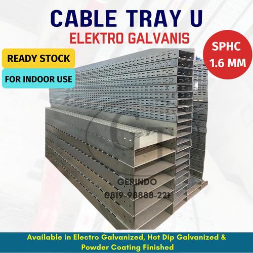 Jual Kabel Tray U 150x100x3000mm Elektro Galvanis - Jakarta Barat ...