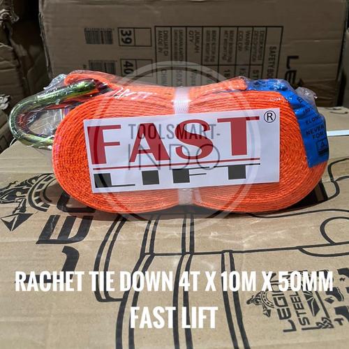Jual FAST LIFT Rachet Tie Down 4T x 10M x 50MM / Tali Pengikat Barang ...