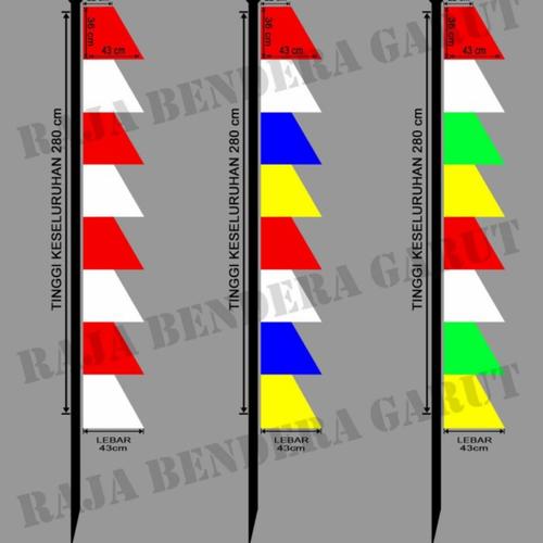 Jual Bendera Indonesia Merah Putih Umbul Umbul Sablon custom Rt/Rw ...