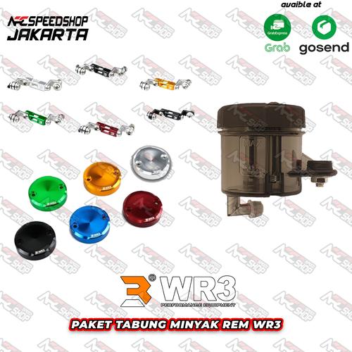 Jual PAKET Tabung Minyak Rem WR3 Big+ Tutup Tabung WR3 + BRAKET TABUNG ...