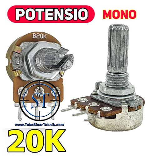 Jual Potensio 20k A-Plus Bagus Pot Volume Mono B20K 3 Kaki 3 Pin Merk ...