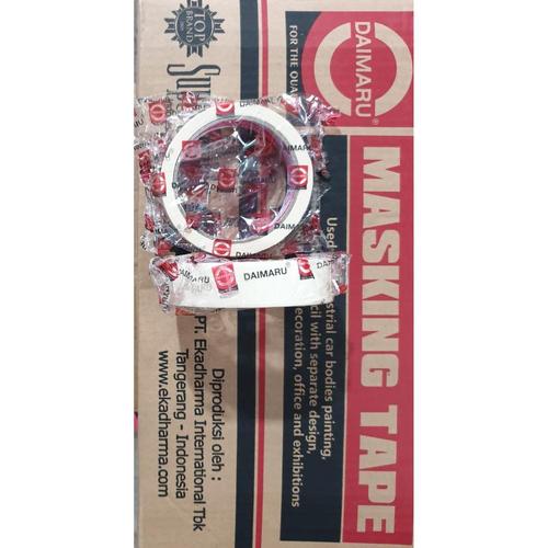 Jual Lakban Kertas Daimaru Masking Tape 24 MM 1 Inch 1" Selotip 21 ...