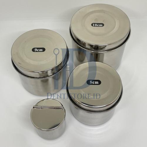 Jual Tempat Cotton Roll Pellet Kasa Tampon Kapas Sampah Stainless Steel ...