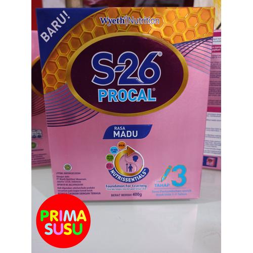 Jual S26 Procal 3 Box 400 Gram, Rasa Madu, Vanila Susu Formula Anak ...
