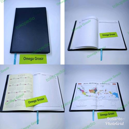 Jual Buku Note Book A5 Agenda Cover model Kulit BLOC NOTE TEBAL tipe 70 ...