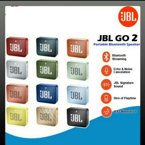 Jual JBL GO2 / GO2 WATERPROOF PORTABLE BLUETOOTH SPEAKER ORIGINAL BEST - Jakarta Barat ...