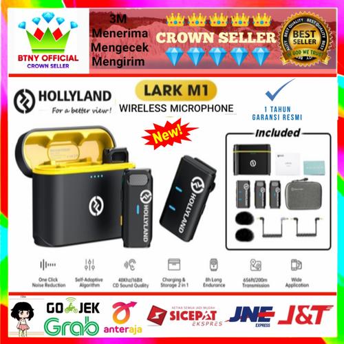 Jual Hollyland lark M1 Dual Wireless Lavalier Microphone M1 Duo Mic ...