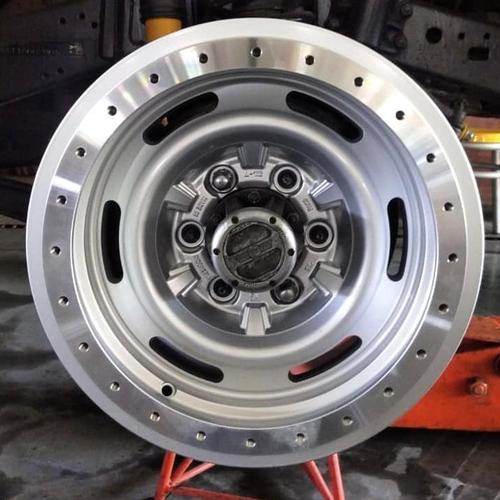 Jual ProRock Heavy Duty Beadlock Retro Alloy Wheel Silver - Kab ...