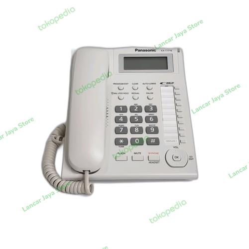 Jual Pesawat Telephone Kantor Single line Panas0nic KX-T7716 Telepon ...