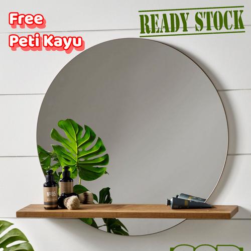 Jual Cermin Rak Kamar Mandi/ Cermin Aesthetic / Cermin rak - Putih ...