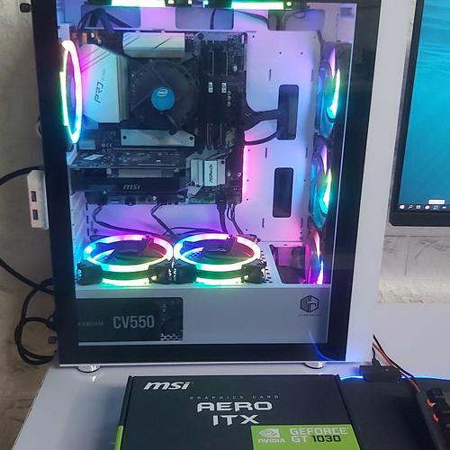 Jual komputer rakitan core i5 gen 10 vga 2gb ram 8gb + monitor msi 24 ...