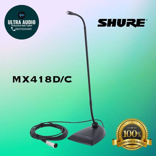 Jual Shure MX418D/C MX418DC GOOSENECK MICROPHONE 18" (18INCH) ORIGINAL - Jakarta Barat - Ultra ...