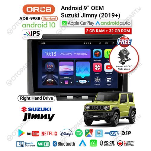 Jual Head Unit Android Auto CarPlay 9″ inch Suzuki JIMNY ORCA RHD ...