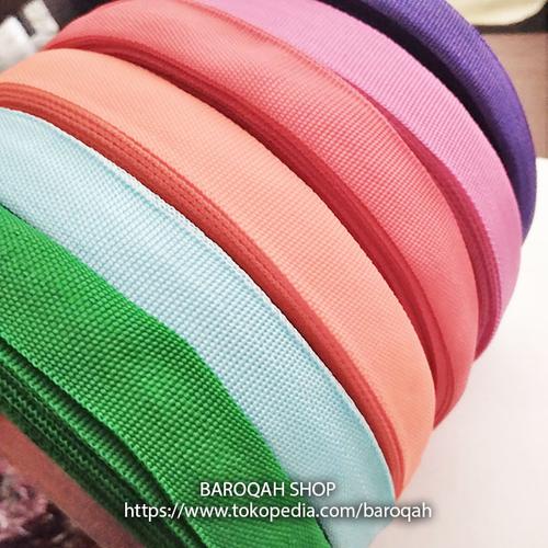 Jual Bisban Webbing PCR Pelipit Bungkus Penutup Tepi Jahitan 2cm Per ...