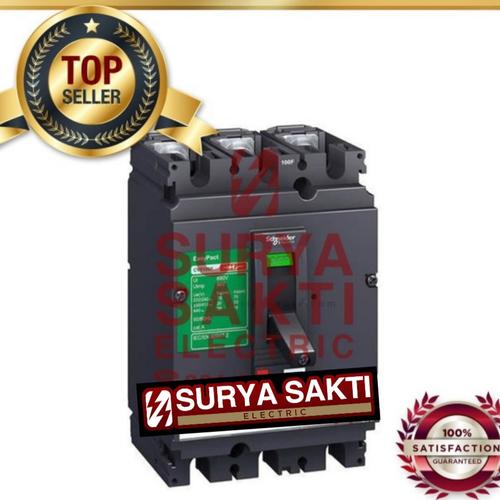 Jual SCHNEIDER MCCB 36KA CVS100F 3P 100A TMD LV510337 - Jakarta Pusat ...