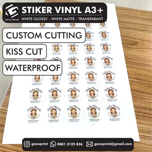 Jual Sticker Stiker Vinyl Vinil A3+ - Stiker Tahan Air Anti Air Label ...