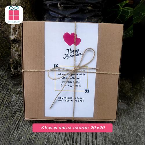 Jual BOX / KOTAK 20x20 KADO SPESIAL ELEGANT - Sudah termasuk Ucapan ...