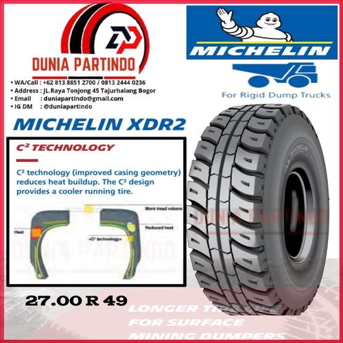 Jual BAN DUMP TRUCK MICHELIN XDR2 27.00 R49, 33.00 R51, 53/80r63 CHAT ...