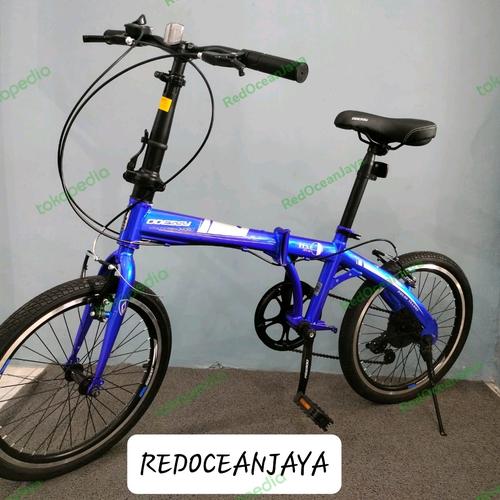 Jual sepeda lipat 20 inch odessy 72 we blue seli folding bike - Kota ...