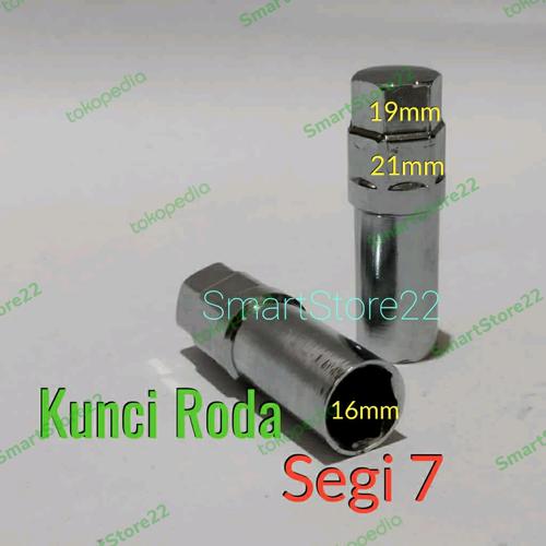Jual Kunci Sok Mur Roda Racing Segi 7 Zeneka Max Guard Gard 16 mm ...