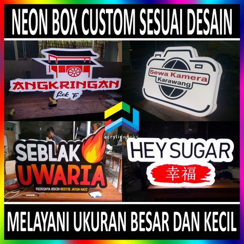 Jual NEON BOX LED Custom Sesuai Desain - Jakarta Barat - AcrylicWorks ...