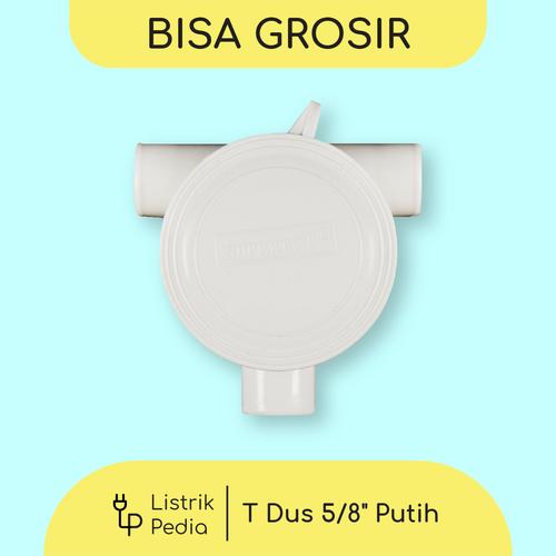 Jual Tdus T DUS 5/8 Inch Warna Putih untuk Pipa 5/8, 3 Cabang - Jakarta ...