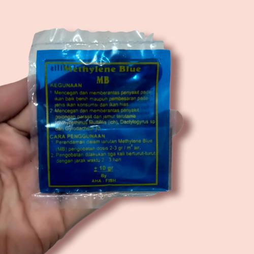Jual methylene blue obat ikan bubuk 10 gram obat jamur dan parasit ...