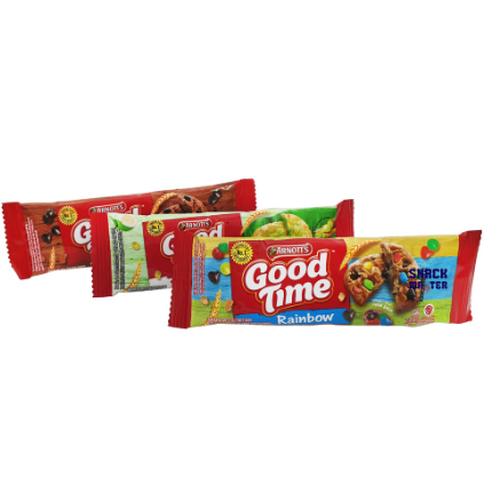 Jual GOOD TIME COOKIES 16 GR Biscuit Double Choco / Pandan / Rainbow ...